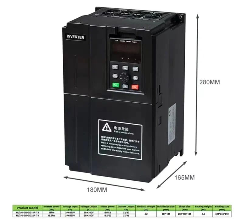 380V 15kw HL750 Three-phase Inverter AC Variable Frequency Drive Converter VFD| Alibaba.com