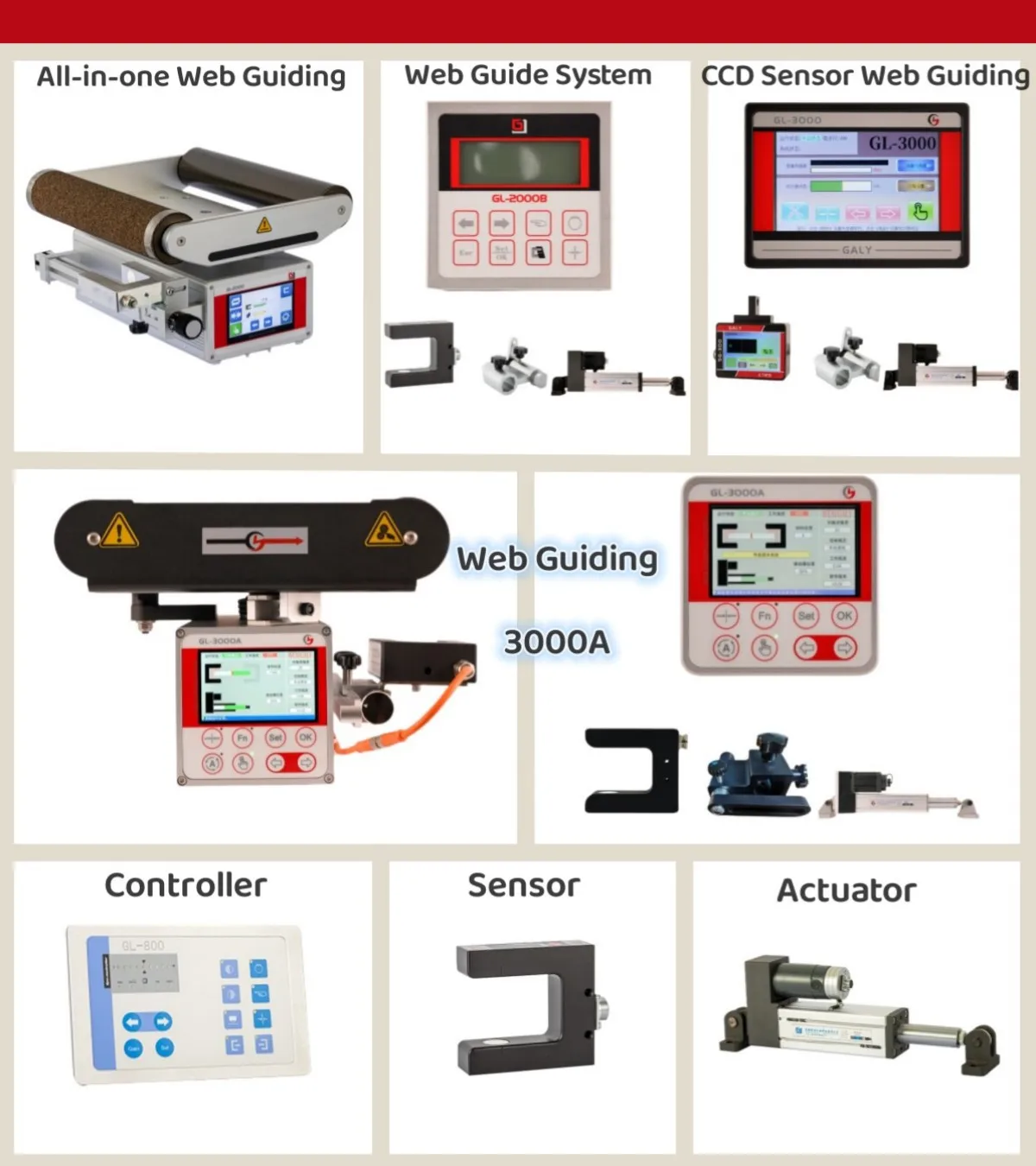 Epc Edge Position Controller Servo Brushless Overload Web Guiding ...