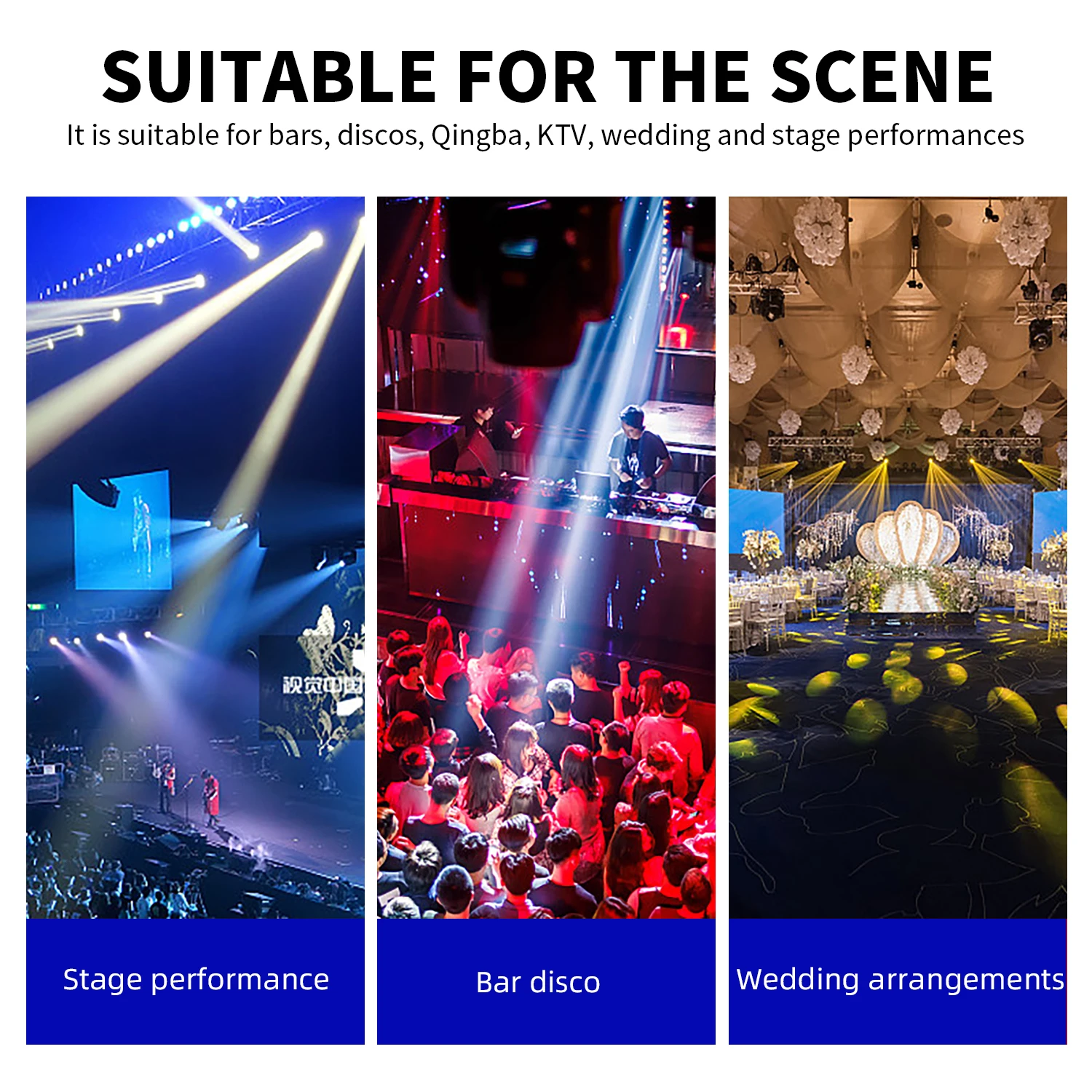 BSW Led 300w Beam Spot Wash Moving Head Spot Light DMX Gobo