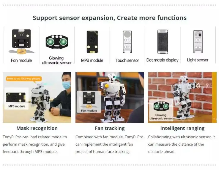 Tonypi Pro - Hiwonder Humanoid Robot Development Kit