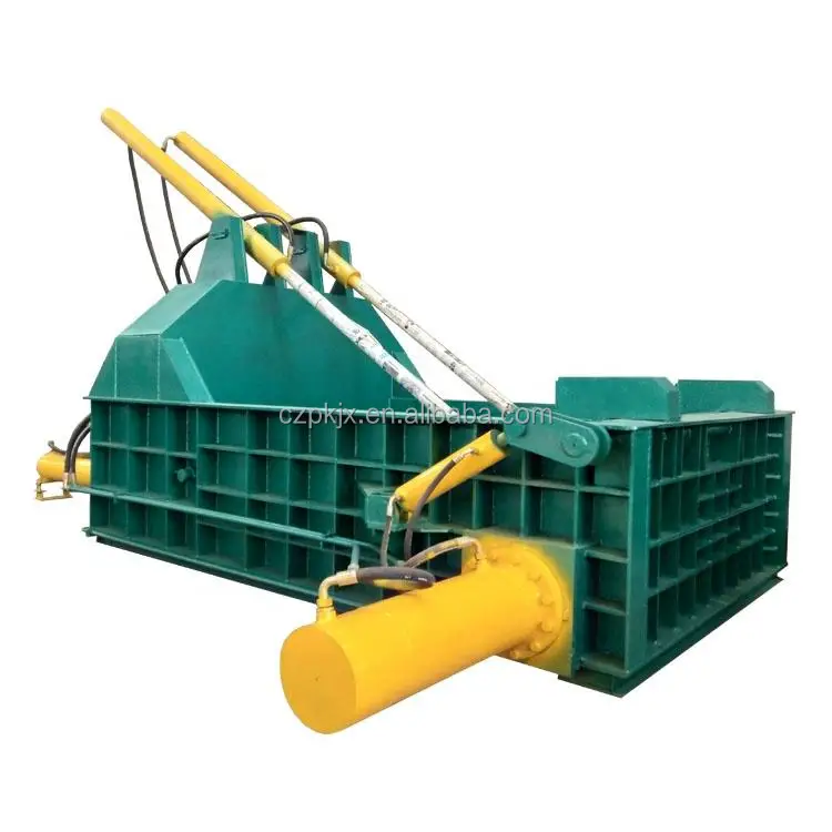 Horizontal Conveyor Cylinder Hydraulic Baler Scrap Waste Paper Plastic ...