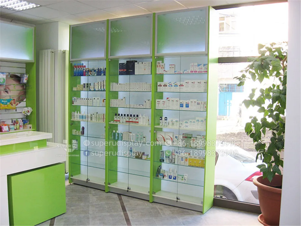 Medical Store Counter Design - Modern Pharmacy Reception