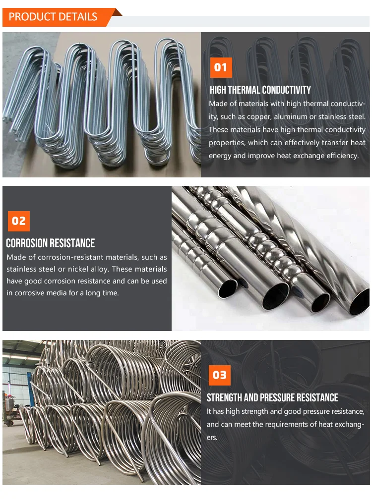 Astm A179 A210 Asme Sa179*heat Exchange Tube Stainless Steel Heat ...