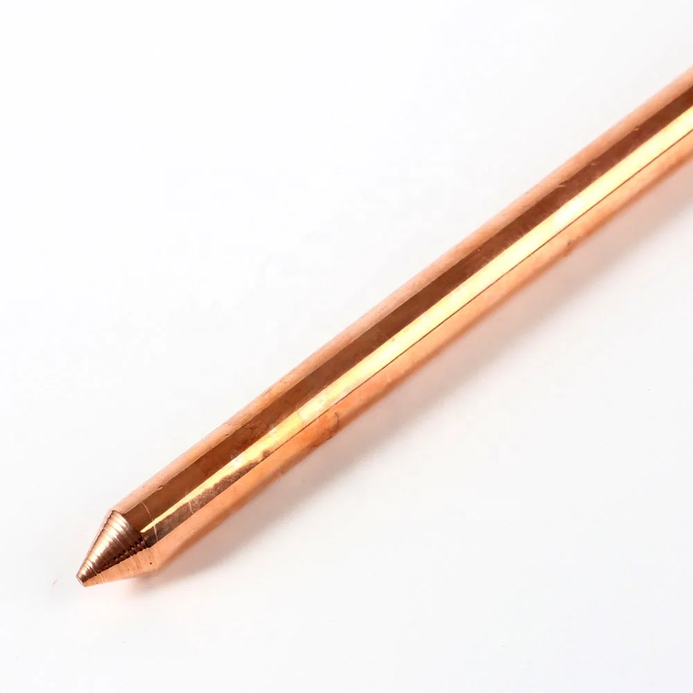 COPPER GROUNDING ROD 16 MM DIAMETER 2500MM LENGTH - Pure Cu