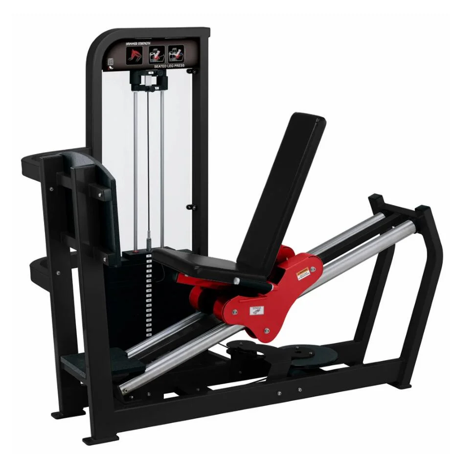 Fitness Adjustable Seated Leg Press Strength Training Machine Gym ...