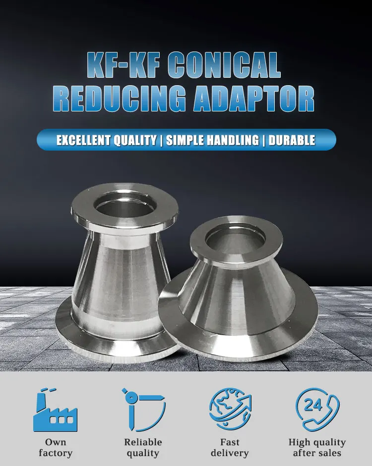 Iso-kf Conical Reducing Adaptor High Vacuum Concentric Reducer ...