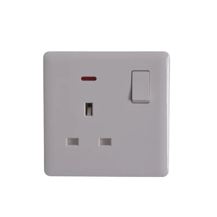 Big Button Switch And Socket 13a Switched Socket Sp 13a Uk Wall Socket ...