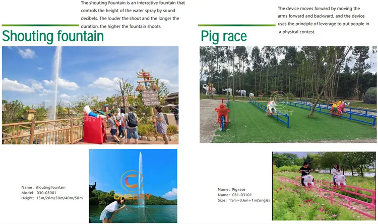 Zip Line Playground Equipment - Mountain Amusement Rides