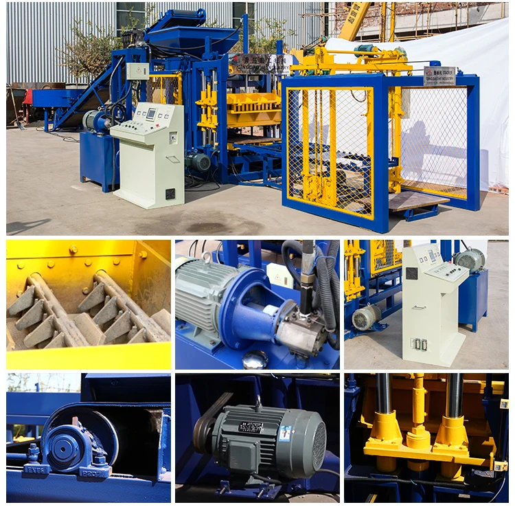 Kantanka Concrete Block Making Machine Qt4-16 Ghana Hydraulic Brick ...