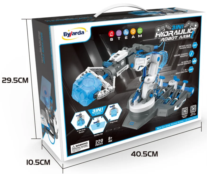 STEM Hydraul Robot Arm for Kids - Educational Toys