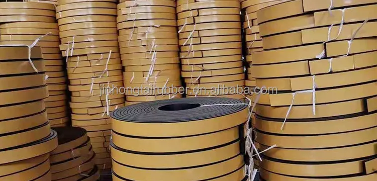 D Shape Self Adhesive Foam Rubber Seal - EPDM Sponge Strip