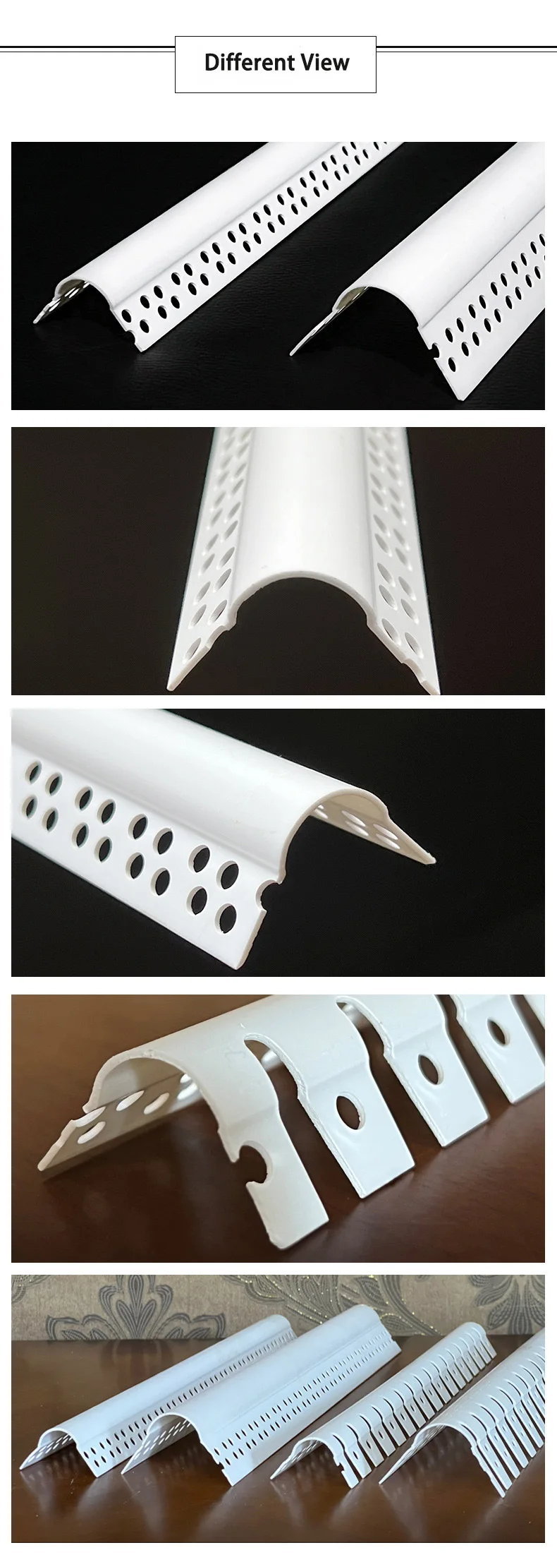 Drywall Plastic PVC Corner Beads Adjustable Arch Corner Beads for ...