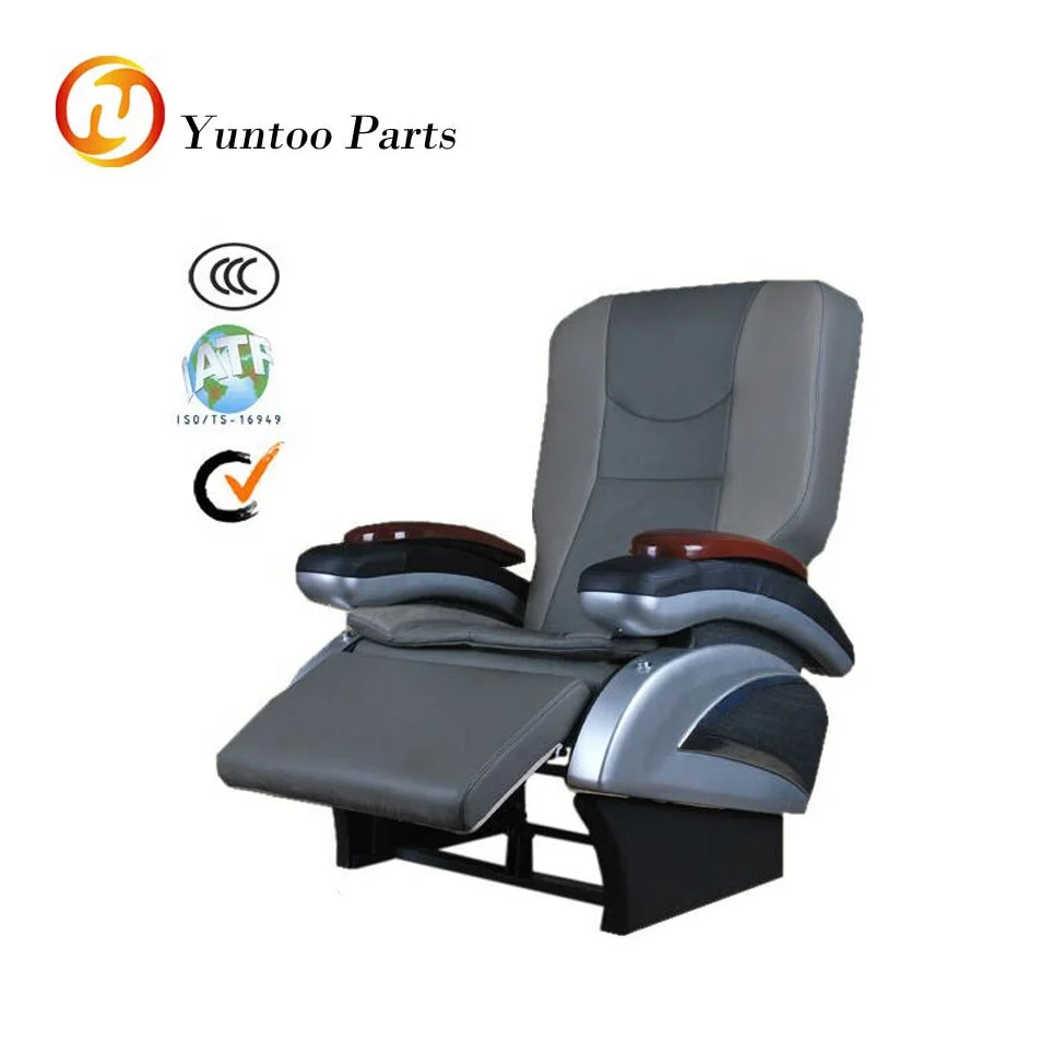 Bus Deck Luxury Seat - Reclining Backrest & Sleep Foot Rest