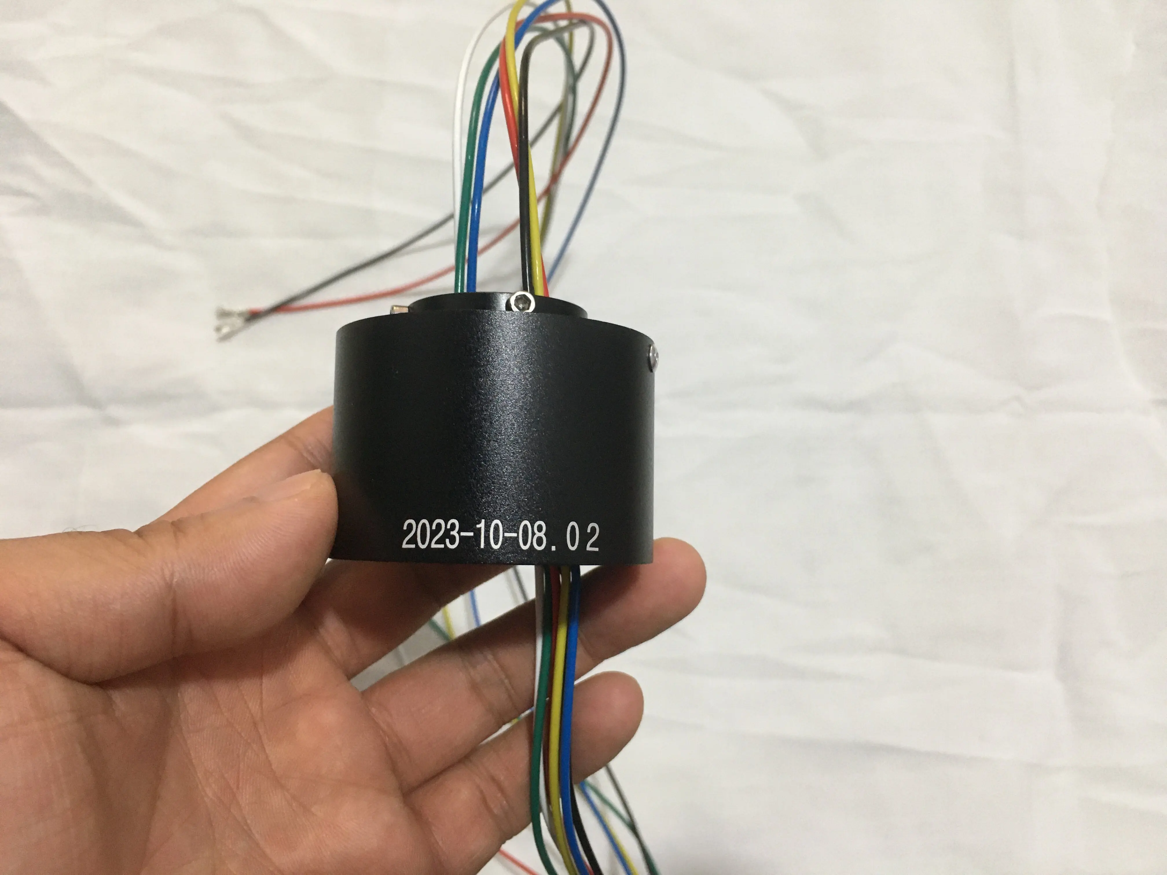 25.4mm 30mm Through Hole Slip Ring 6//12/16/18/24 Wires 5a 10a Bore ...