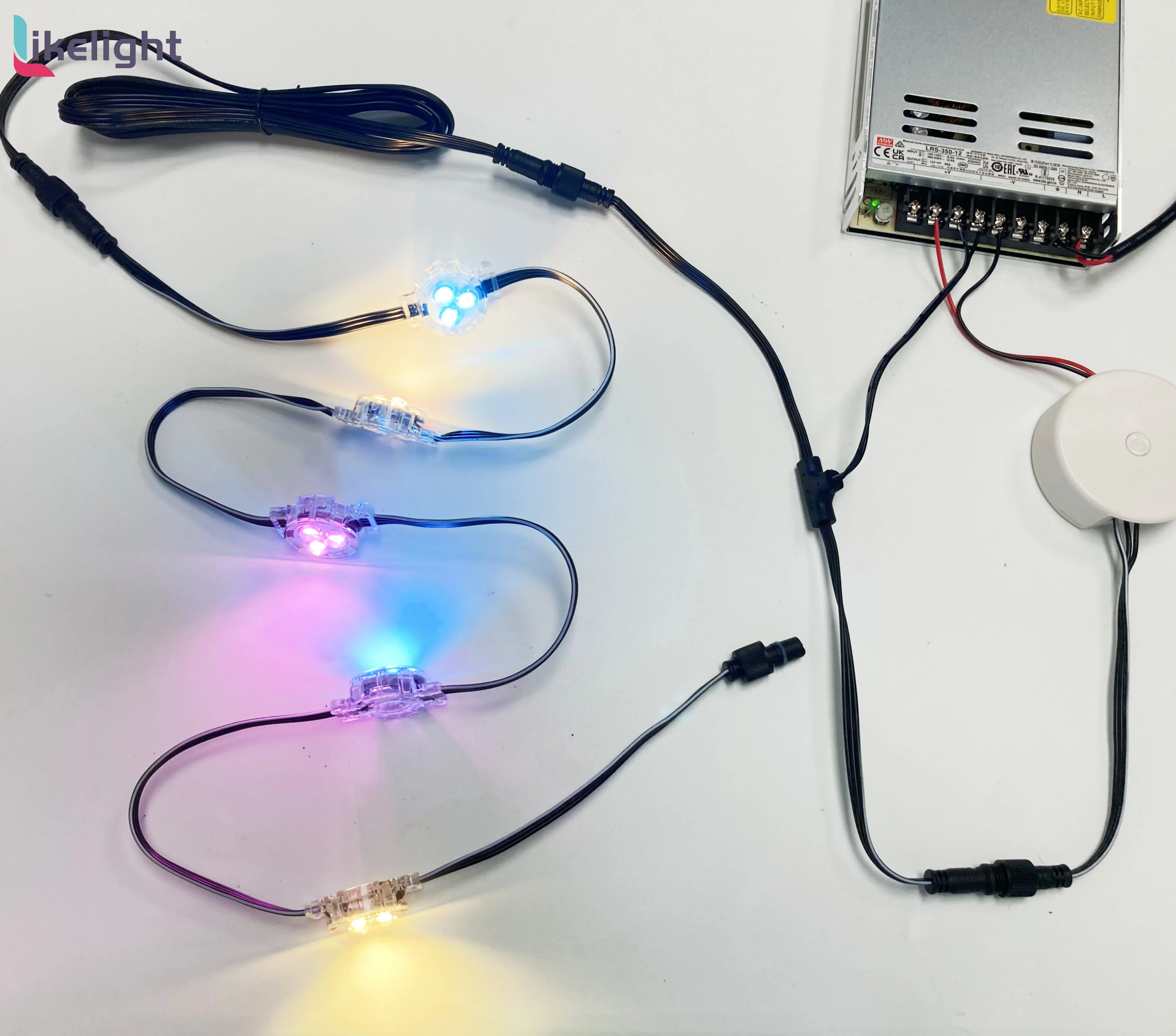 30mm UCS2904 RGBW Permanent Outdoor Christmas Pixel String LED Lights ...