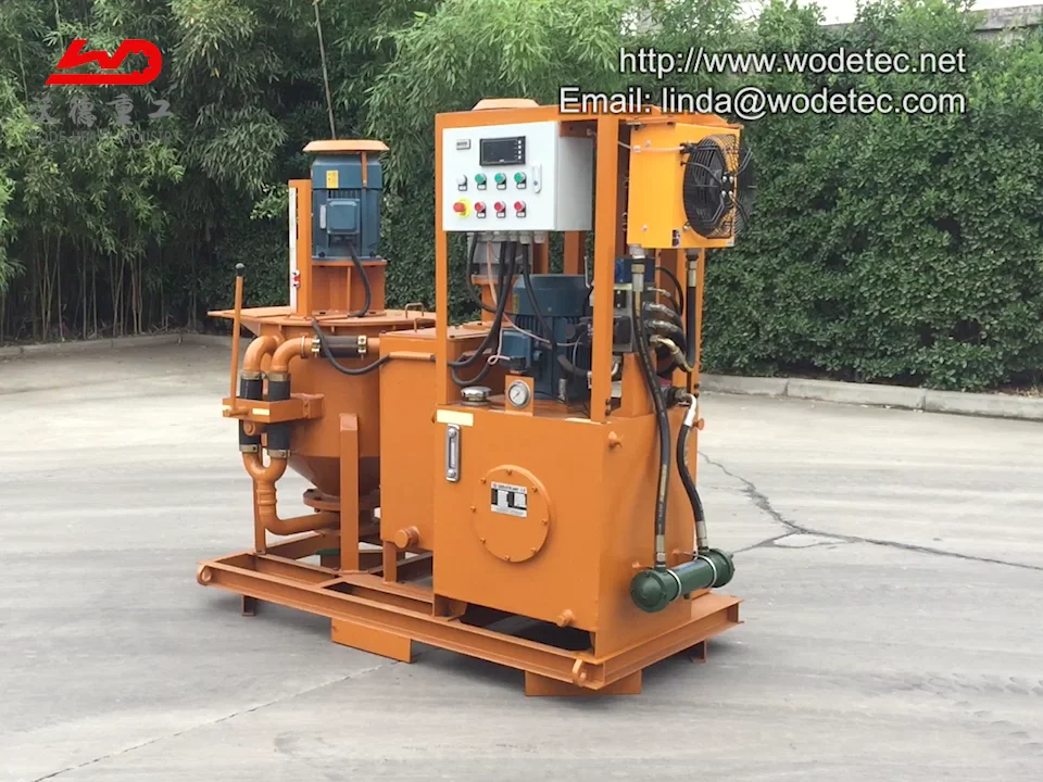 Electric Colloidal Grout Station And Pump Railway For Highway Railway - Buy Cement Grouting ...