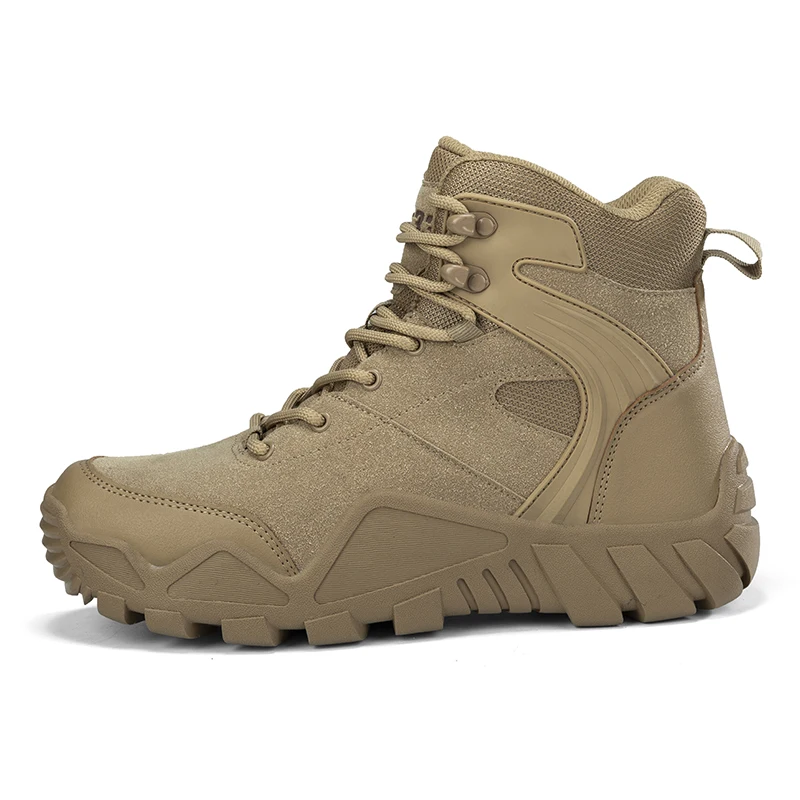 China Factory Wholesale Outdoor Hunting Boots Sand Color Tactical Gear ...