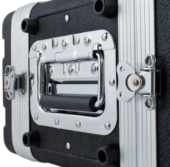 Large Shallow Abs Rack Case 4u Depth 8'' With Handle For Sound ...