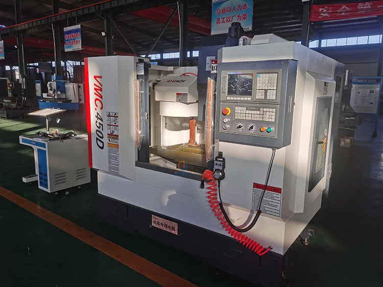 CNC VMC 450 Vertical Milling Machine - 3/4 Axes, 6000 RPM, 12-Tool ...