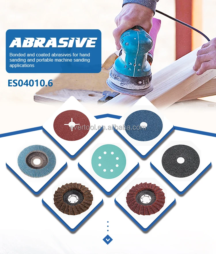 Evertool Coated Abrasive Disc 6" Psa Sanding Disk Self Adhesive Sanding ...