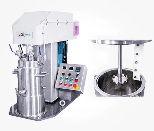 Hydraulic Lifting 1000 L Vacuum Disperser With Scraper High Speed ...