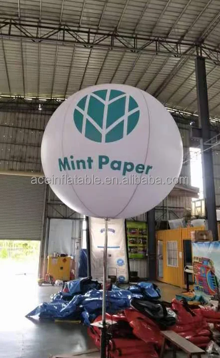 Outdoor Pvc Advertising Inflatables Custom logo Night Inflatable Pole ...