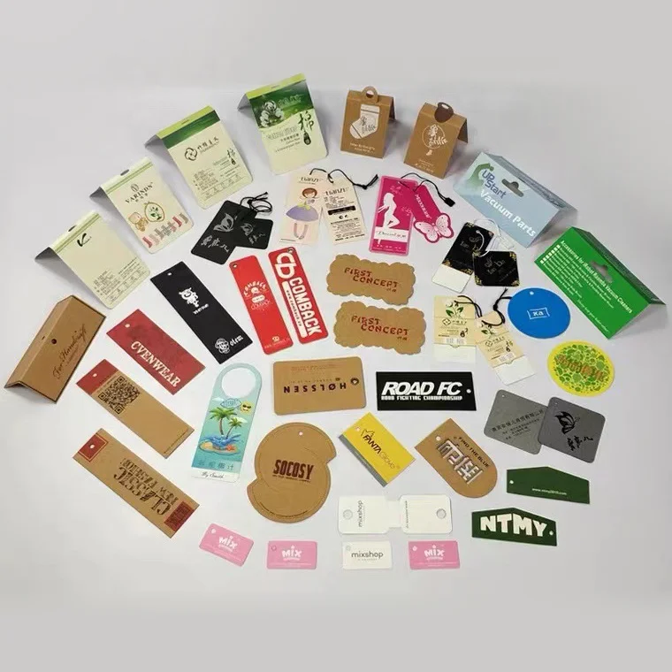 Custom Double-Face Printing Paper Hang Tag for Fashion