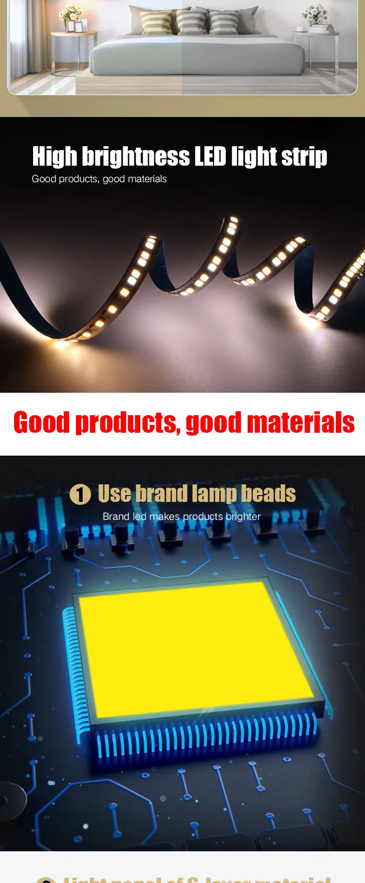 Cct Switchable Two Color Changeable Flexible Led Strip Light Dc24v 2835 ...