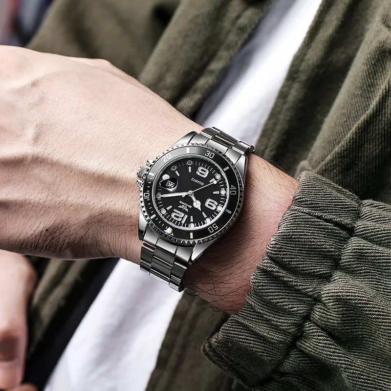 Explosive Men's Luminous Date Watch Life Waterproof Casual Time Quartz ...