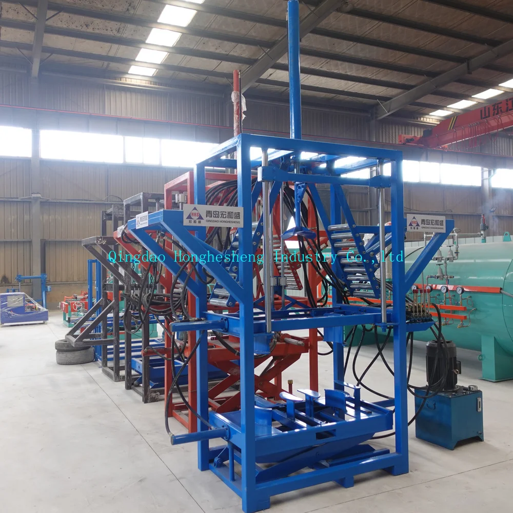 Hydraulic Tire Doubling Machine/ Tire Opener /Tire Loader for Waste ...