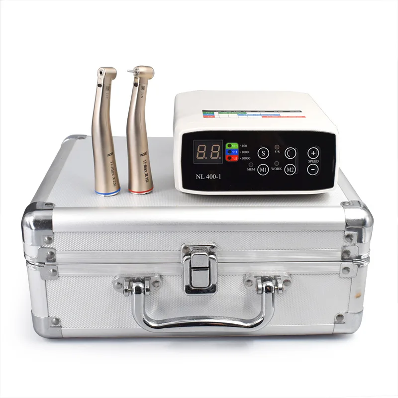 Led Dental Electric Motor With Contra Angle Dental Brushless Micromotor ...