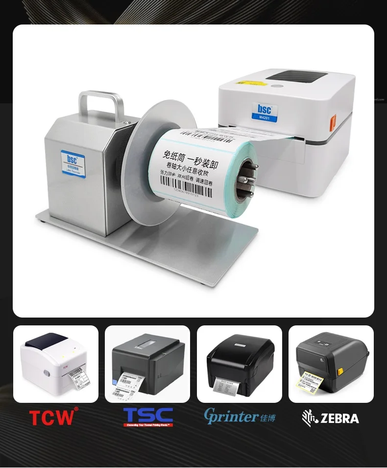 Coreless Label Rewinder - Bsc Label Rewinding Machine