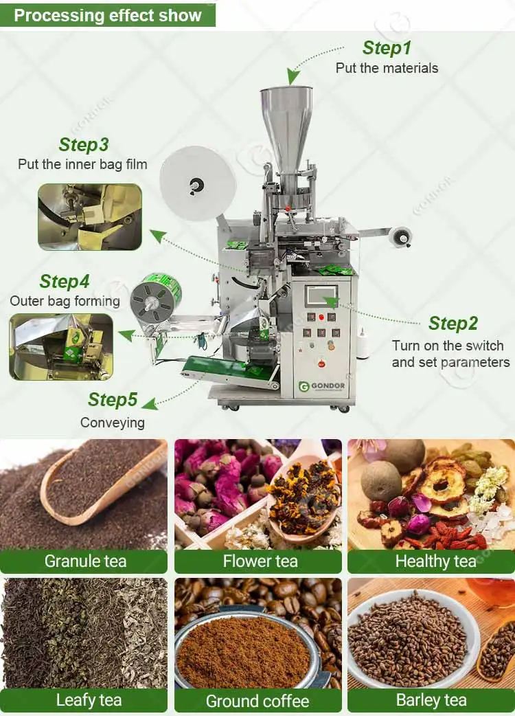 Sri Lanka Maisa Double Chamber Make Price Drip Coffee Packaging Tea Bag ...