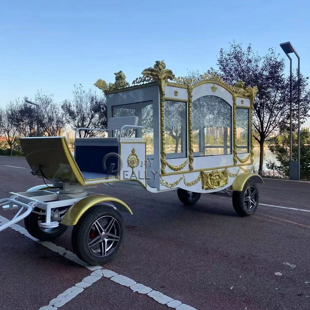 Electric Hearse Design Funeral Horse Carriage Car Hearse Vehicle Horse ...