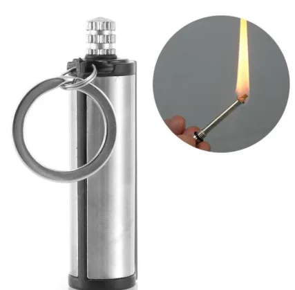 Never Ending Match - Stainless Steel, Outdoor Survive Lighter