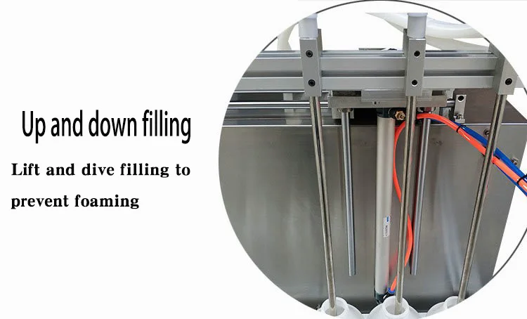 Multi Nozzles Slide Rail Lift Submersible Filling Machine