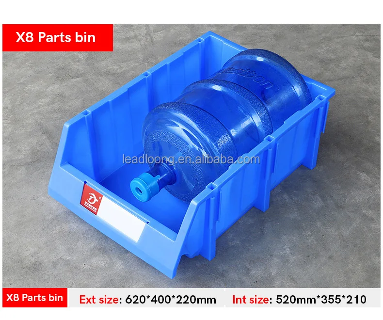 Front-Opening Stackable Plastic Storage Bin for Small Parts ...