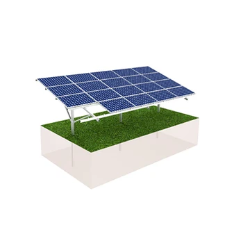 Galvanised Steel Brackets System Solar Array Ground Mounting System ...