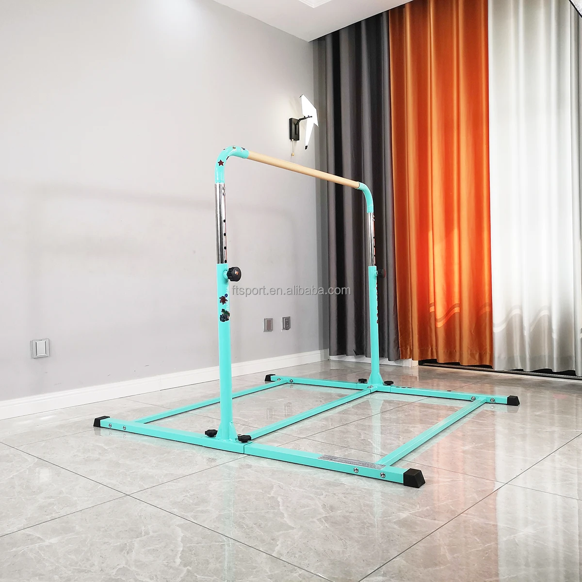 Adjustable Height Gymnastics Bar Steel Horizontal Junior Kip Bar for ...