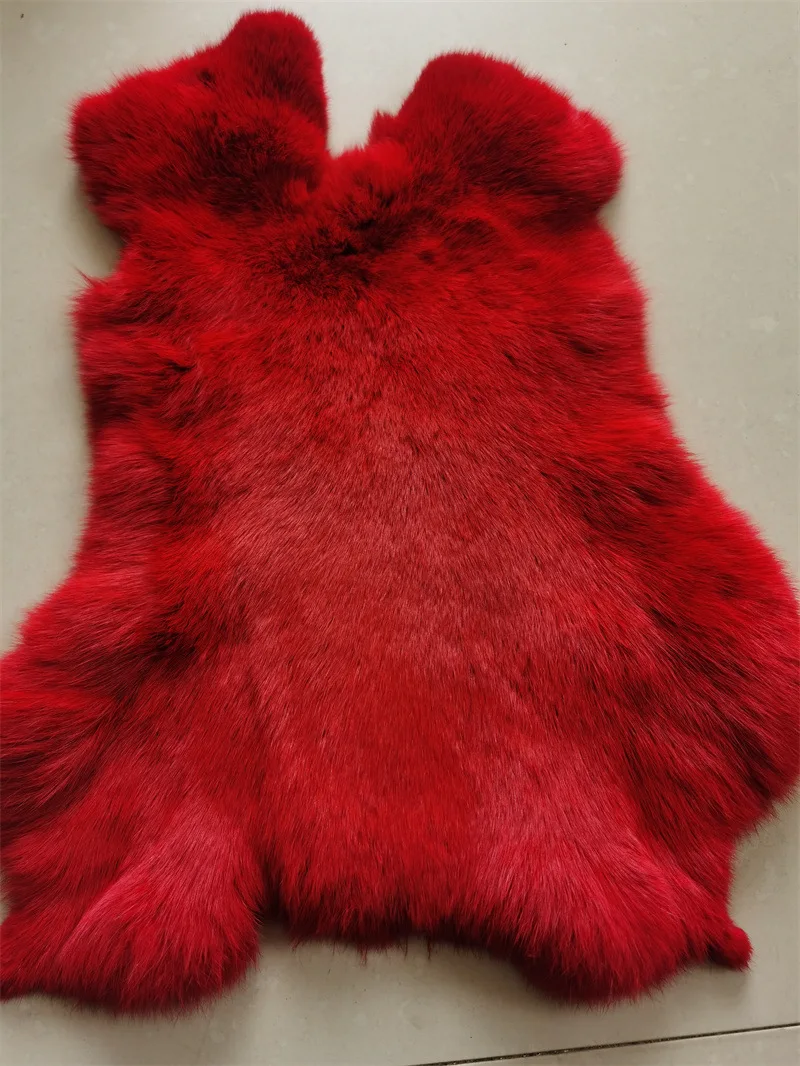 Natural Super Fluffy Rex Rabbit Fur Skin Dyed Rex Rabbit 100% Fur Pelt ...