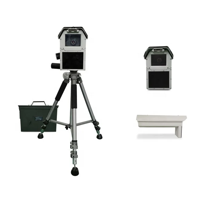 Portable Radar Speed Sign Movable Traffic Warning Camera With Post ...
