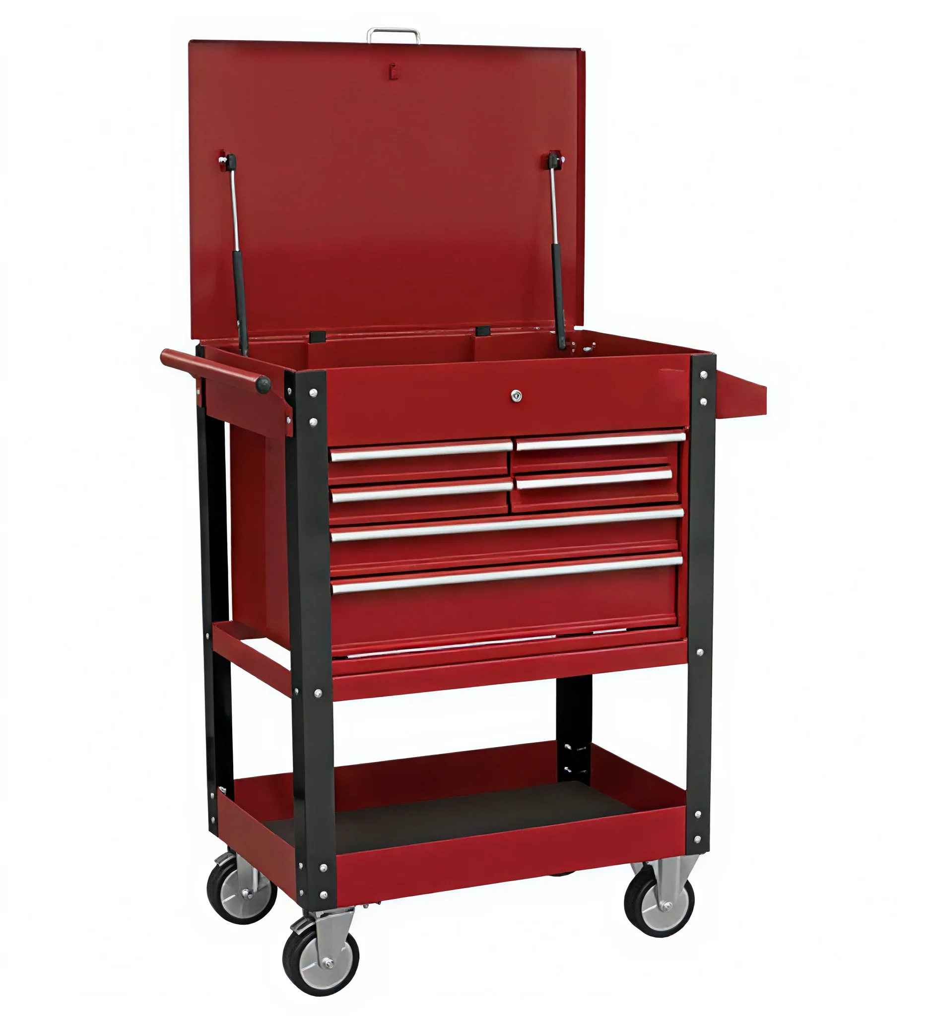 AOCHEN Heavy Duty Steel Workshop Mobile Tool & Parts Storage Usage ...