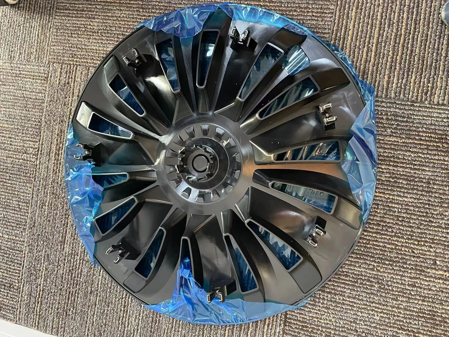 Tesla 19 Inch Wheel Cover Model Y Mrd Cyclone Design Wheel Hub Cover ...