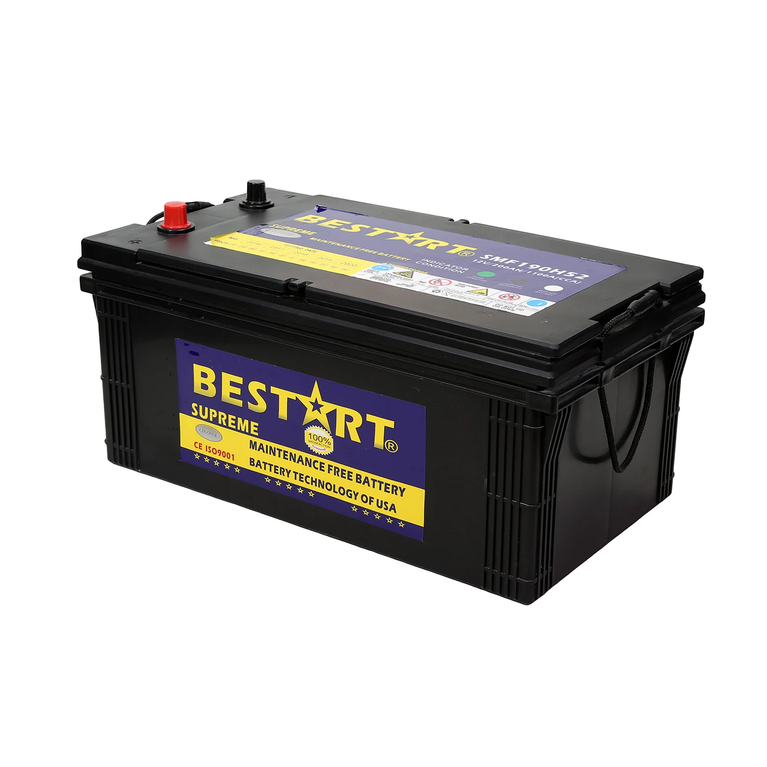 8D 12v200ah N200 Heavy Duty Car Starter Battery - 13 Months Warranty