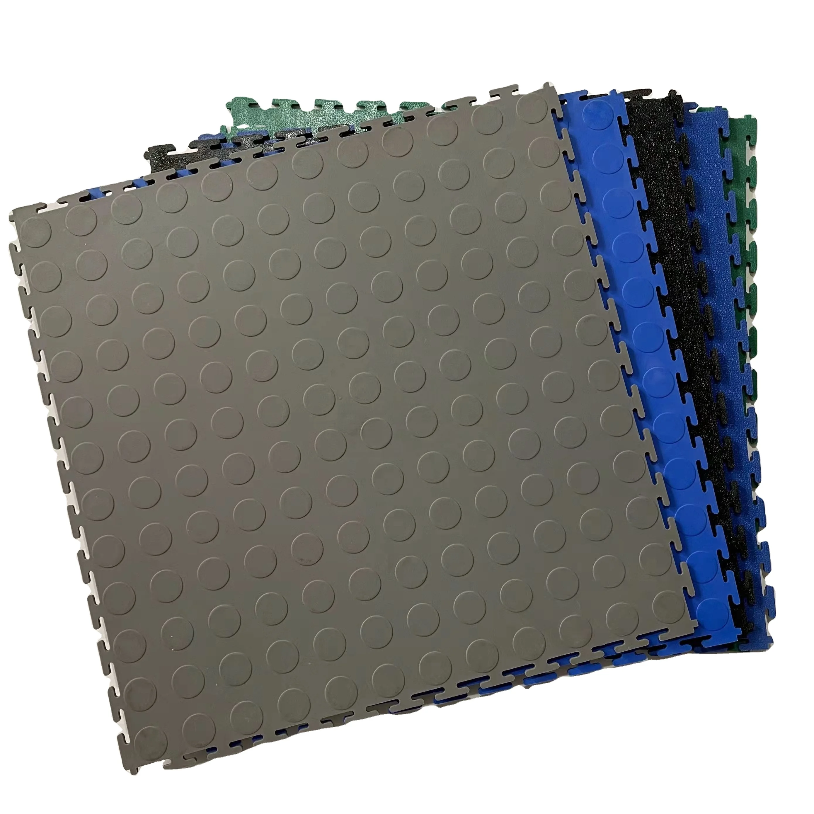 Factory Plastic Interlocking PVC Garage Floor Tiles ,heavy Industry ...