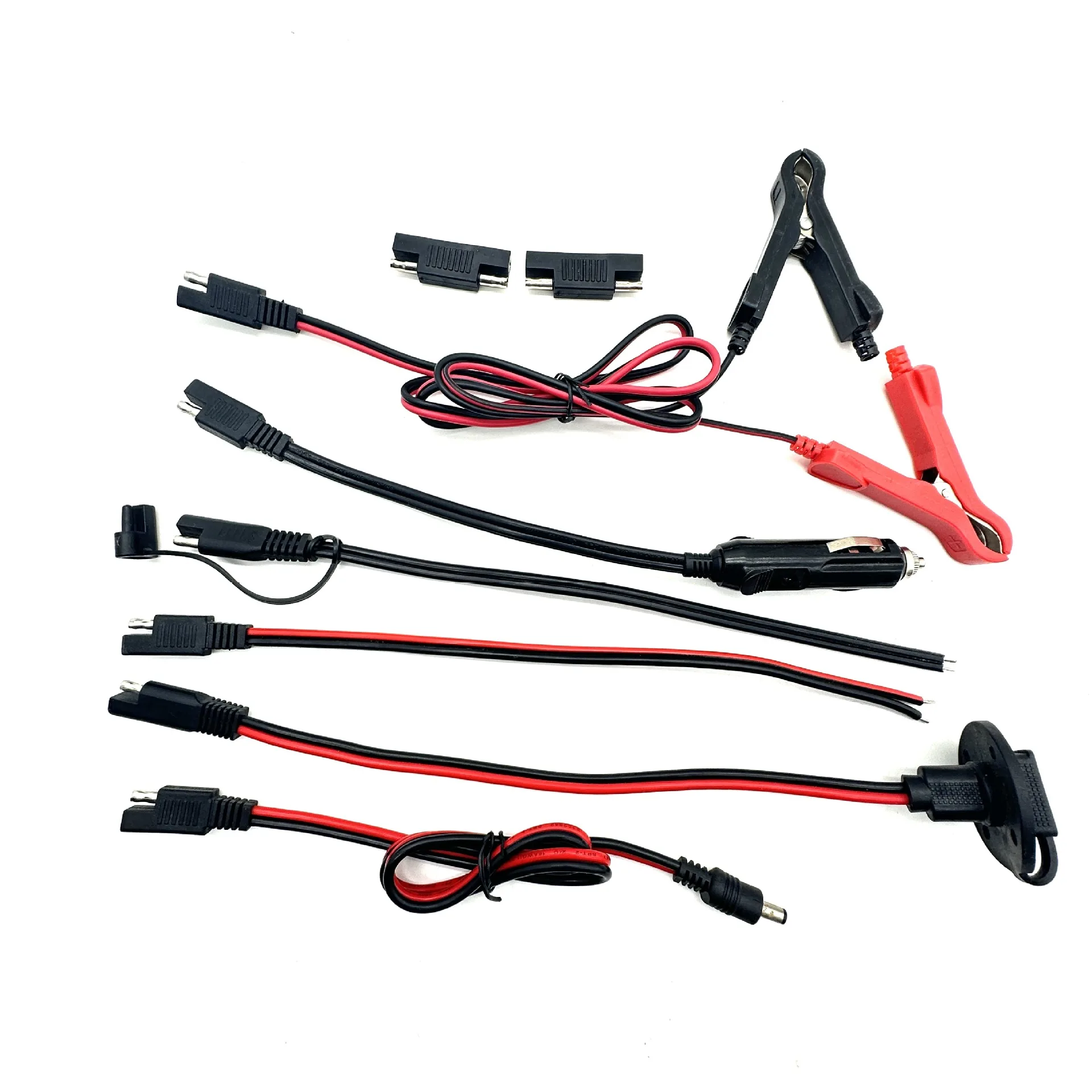 Sae Connection Cable,Dual Head Sae Two Core Power Plug,Vehicle Solar ...