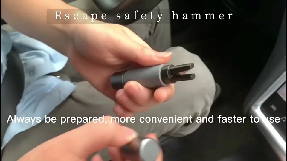 Safety Hammer Emergency Tool Car Window Puncher Glass Breaker And ...