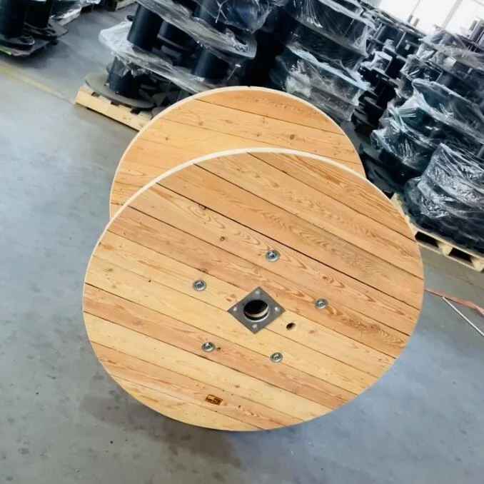 Large Empty Cable Wooden Spool for Sale - Demalong Brand