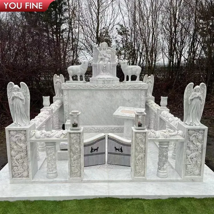 Luxurious Cemetery Memorial - Fancy Tombstone Gravestone