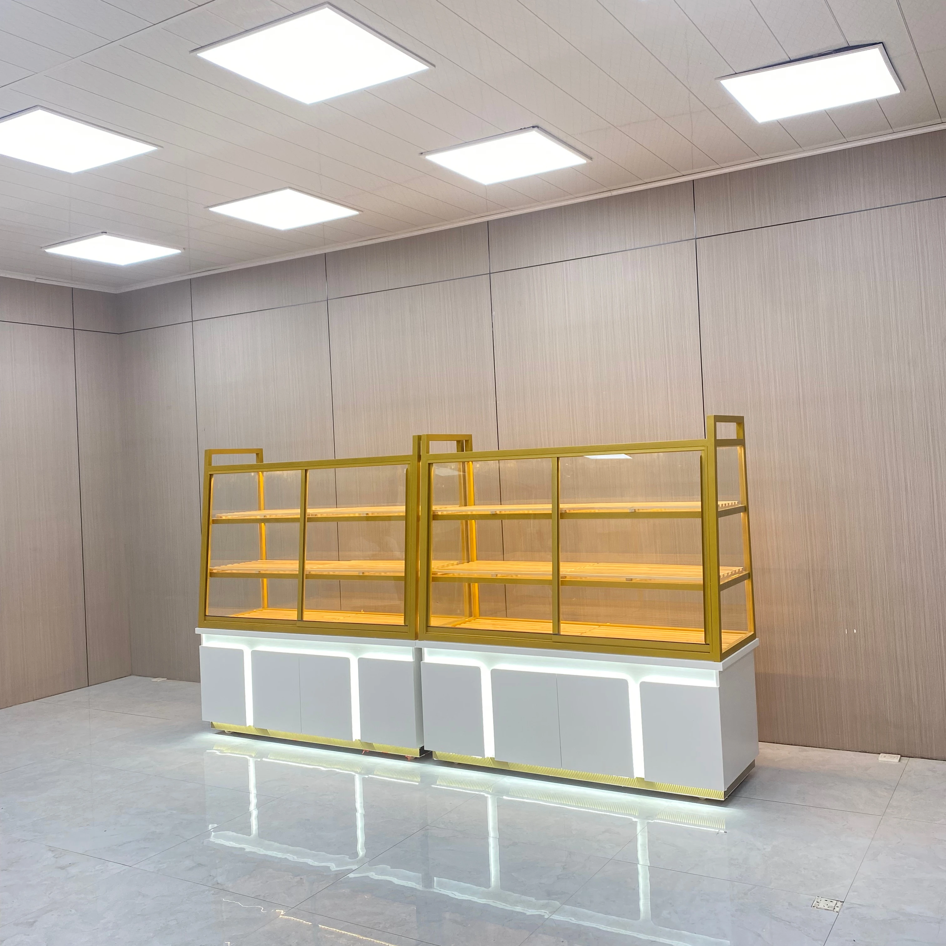 Hongzhan Sweet Shop Display Furniture Manufacturing Food Showcase ...